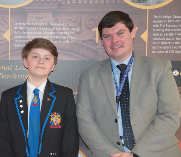 Wade Deacon High School - Celebrating Fin Venables!