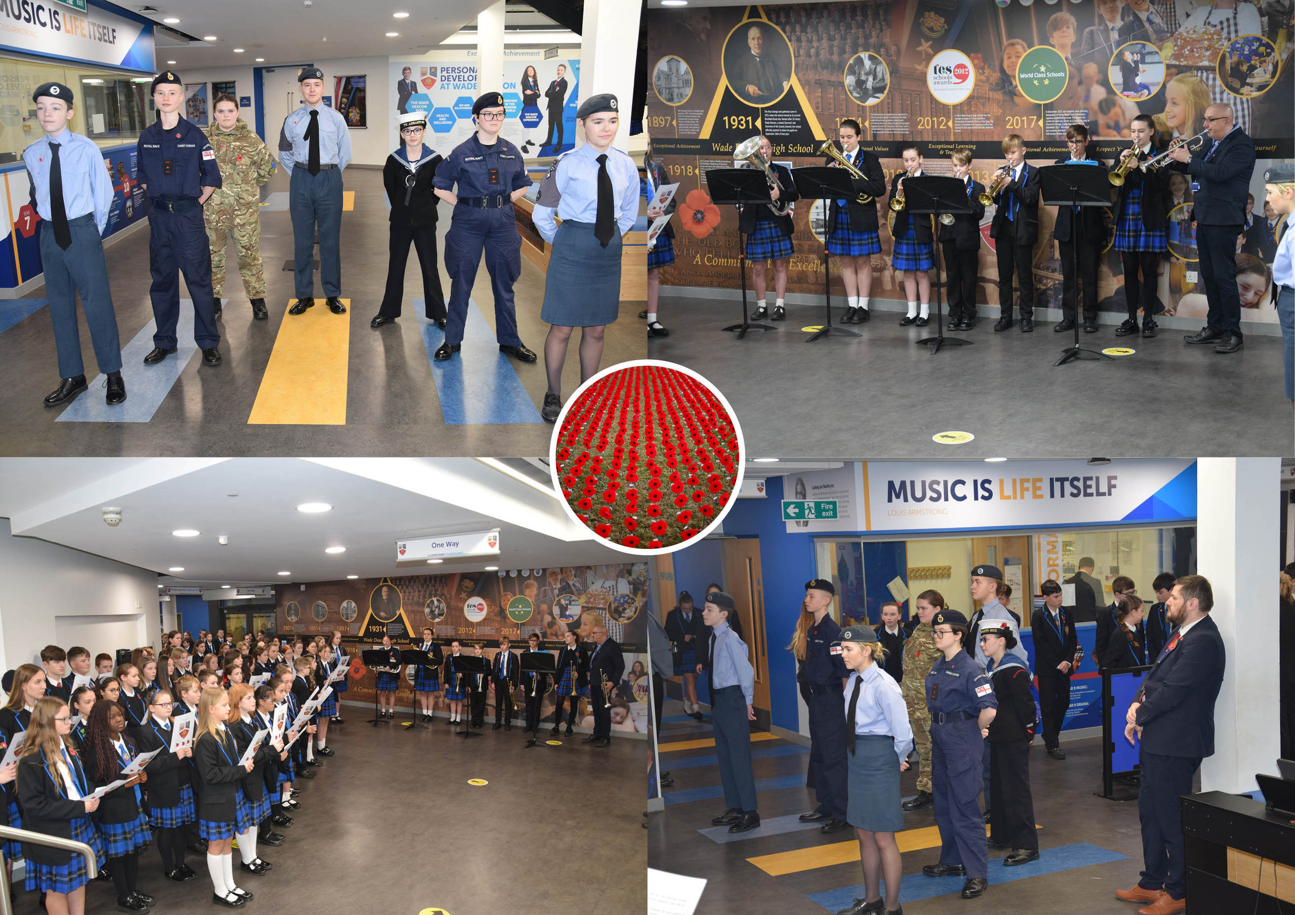Wade Deacon High School - Remembrance Day at Wade Deacon High School